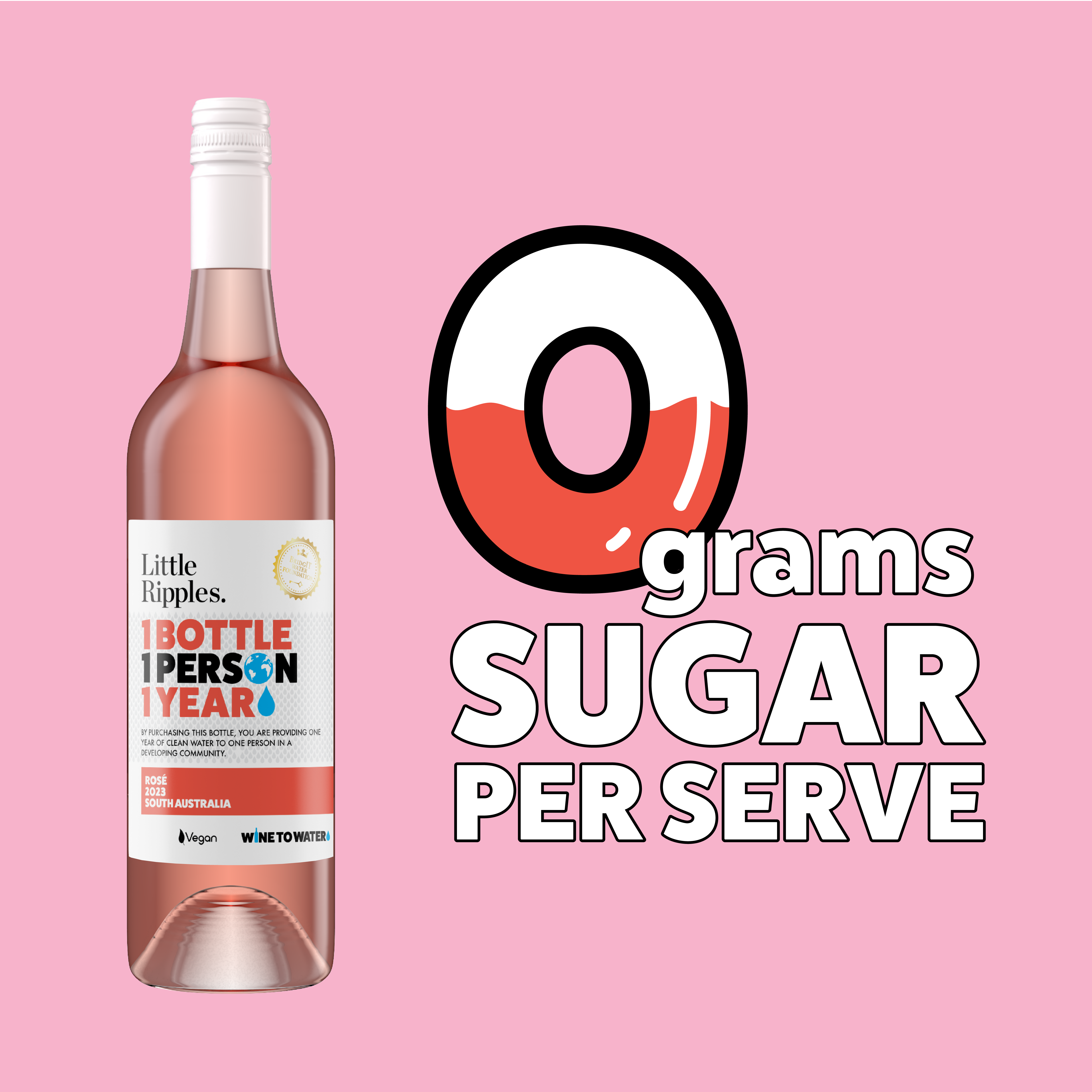 Little Ripples | Dry Rosé | Case of 6